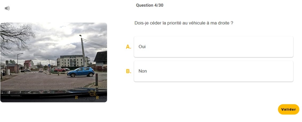 Quelles sont les questions posées lors de l'examen du permis de conduire